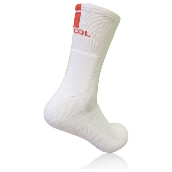 Le Col Cycling Socks White - Red – Classic Cycling